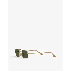Ray-ban Julie Rectangular Sunglasses - Gold