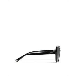 Chanel Rectangle Full Rim Sunglasses