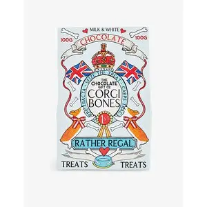 THE CHOCOLATE GIFT COMPANY Corgi Bone-shaped Chocolates 100g