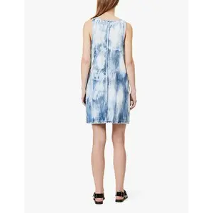 Rag & Bone Tie-dye Denim Mini Dress
