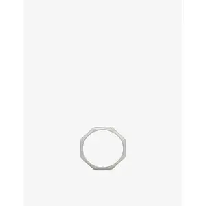 Monica Vinader Octagon Stacking Ring Sterling Silver