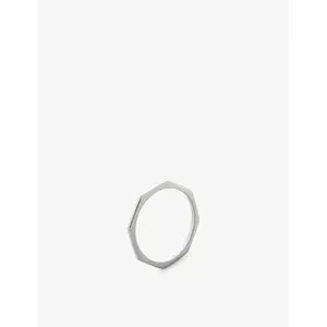 Monica Vinader Octagon Stacking Ring - Sterling Silver