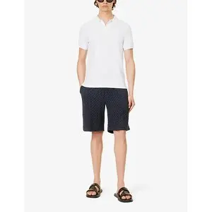 Vilebrequin Palatin Logo-embroidered Cotton Polo Shirt - Blanc