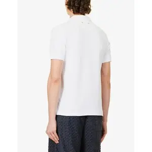 Vilebrequin Palatin Logo-embroidered Cotton Polo Shirt - Blanc