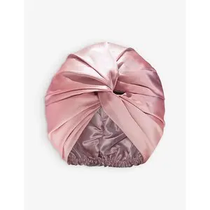 Slip Double-lined Silk Turban - Pink