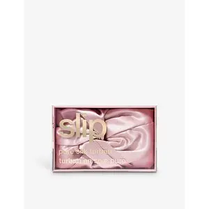 Slip Double-lined Silk Turban - Pink