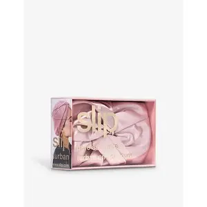 Slip Double-lined Silk Turban - Pink