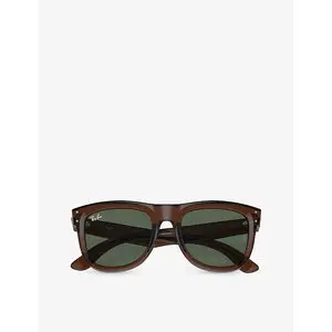 Ray-ban Wayfarer Reverse Square-frame Sunglasses - Brown