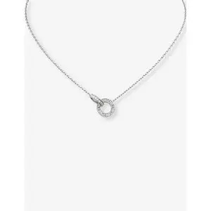 Cartier Love 18ct White-gold And 0.30ct Diamond Necklace - One-color