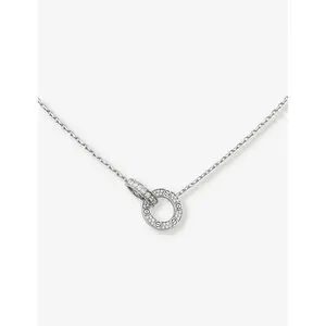 Cartier Love 18ct White-gold And 0.30ct Diamond Necklace