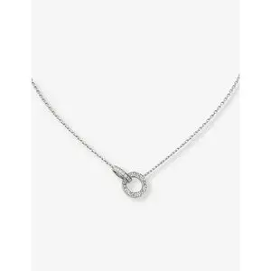 Cartier Love 18ct White-gold And 0.30ct Diamond Necklace