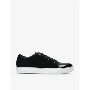 Lanvin Contrast Stitching Sneakers For Men