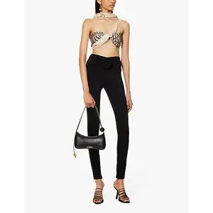 Jacquemus Le Bisou Perle Leather Shoulder Bag
