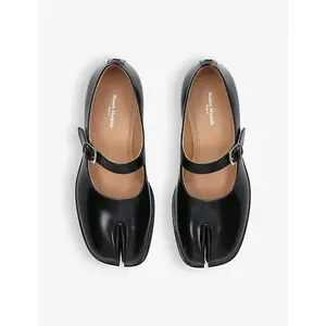 MAISON MARGIELA Tabi Split-toe Leather Mary-janes