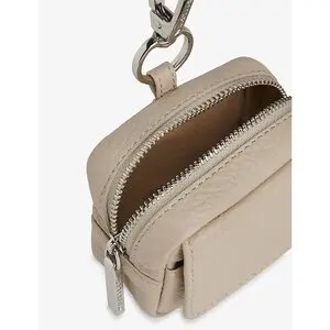 Whistles Bibi Leather Keyring - Brown