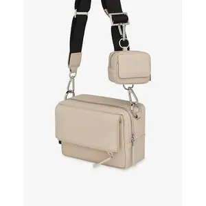 Whistles Bibi Leather Keyring - Brown
