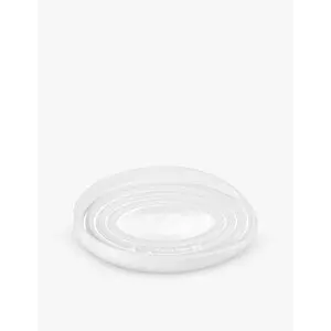 LE CREUSET Oval Stoneware Spoon Rest - White