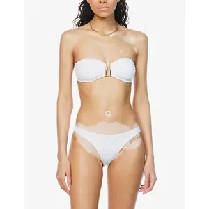 Melissa Odabash Barcelona Bandeau Bikini Top - White