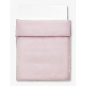 HAY Outline Contrast-trim Cotton Duvet Cover 220cm X 225cm - Soft Pink