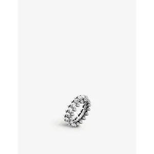 CARTIER Clash De Small Rhodium-plated 18ct White-gold Ring - White Gold Rhodium