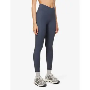 ADANOLA Ultimate Wrap-over Workout Leggings - Midnight Blue