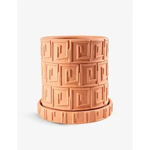 SELETTI Antonio Aricò Magna Graecia Grecian-pattern Terracotta Vase 39cm - One-color