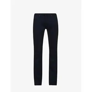 Paige Normandie Straight-leg Mid-rise Stretch-denim Jeans