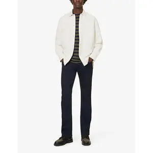 Paige Normandie Straight-leg Mid-rise Stretch-denim Jeans