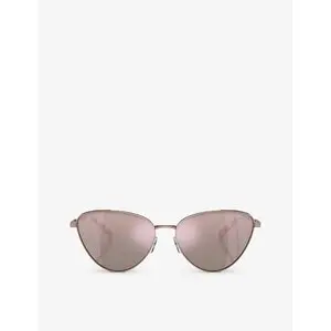 Michael Kors Mk1140 Cortez Cat-eye Sunglasses - Gold