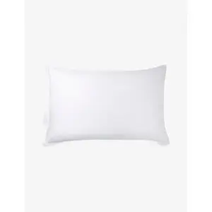 THE WHITE COMPANY Symons Rectangle Soft Cotton Sateen, Down And Feather Super King Pillow 50cm X 90cm - None/clear
