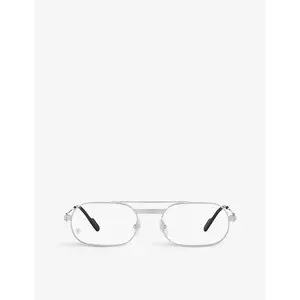 CARTIER Rectangle-frame Titanium Eyeglasses - One-color