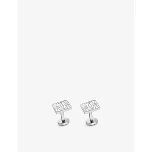CARTIER Double C De Palladium-plated Sterling- Cufflinks - Silver