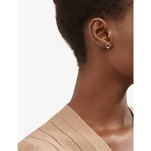 Tiffany & Co. Elsa Peretti Open Heart Stud Earrings - Gold