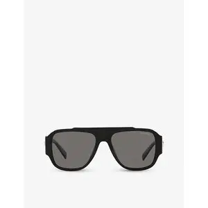 Versace Ve4436u Pillow-frame Sunglasses - Black