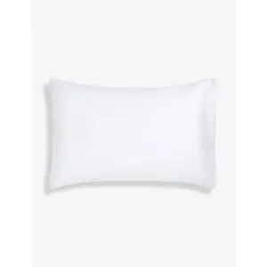 THE WHITE COMPANY Sateen Cotton Pillowcase 50cm X 75cm - White