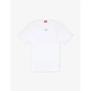 DIESEL® T-just-od Logo-plaque Cotton-jersey T-shirt - 100