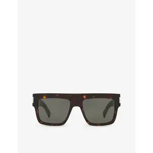 Saint Laurent Sl628 Square Sunglasses - Brown