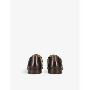 Brunello Cucinelli Classic Panelled Leather Penny Loafers
