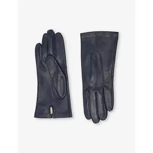 DENTS Felicity Leather Gloves - Navy
