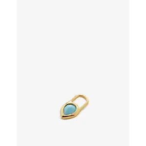 Monica Vinader Teardrop Earring Charm - Blue