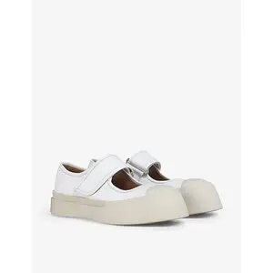 Marni Chunky-sole Leather Mary Jane Trainers