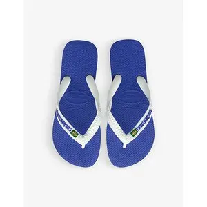 Havaianas Brasil Logo Flip-flops - Marine Blue