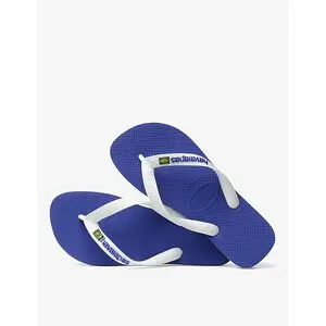 Havaianas Brasil Logo Flip-flops - Marine Blue