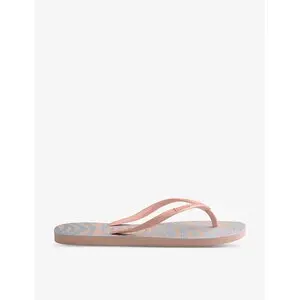 Havaianas Slim Zebra-print Rubber Flip-flops