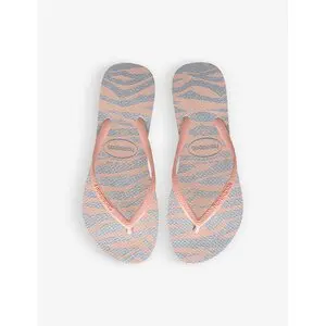 Havaianas Slim Zebra-print Rubber Flip-flops