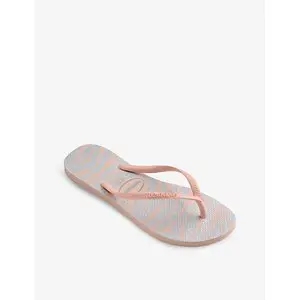 Havaianas Slim Zebra-print Rubber Flip-flops