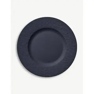 VILLEROY & BOCH Manufacture Rock Porcelain Breakfast Plate 22cm - Black