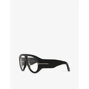 TOM FORD Ft5958-b Pilot-frame Acetate Glasses