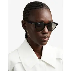 Ray-ban Rb2180 Phantos-frame Sunglasses - Black