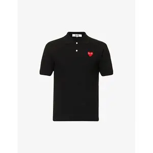 Play Comme Des Garcon Stretch Polos For Men